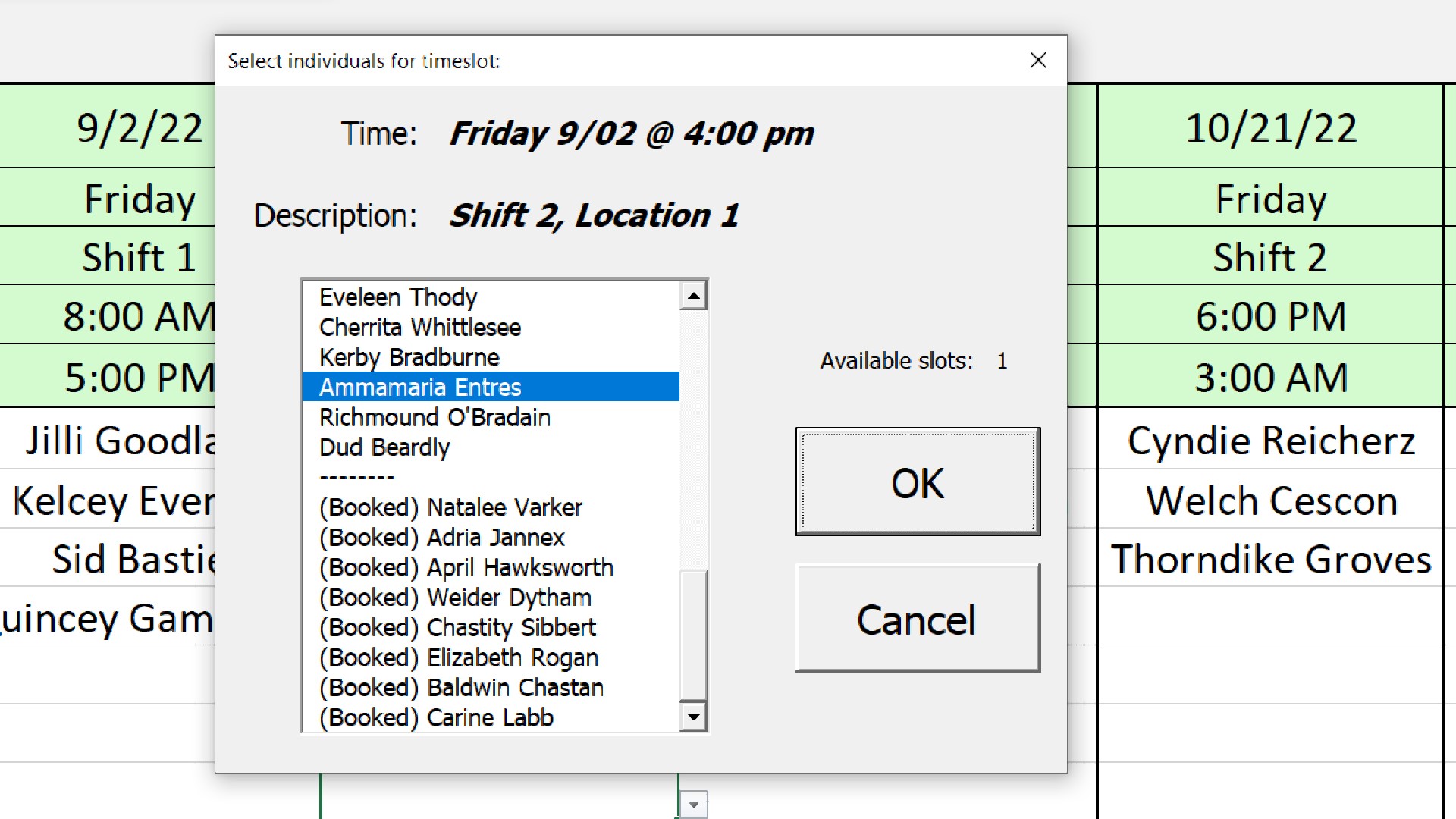 Group Scheduler - Clutch Office
