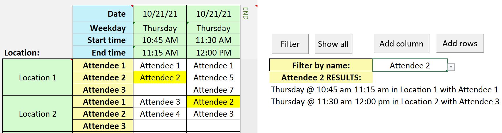 Speed Dating Scheduler - Clutch Office